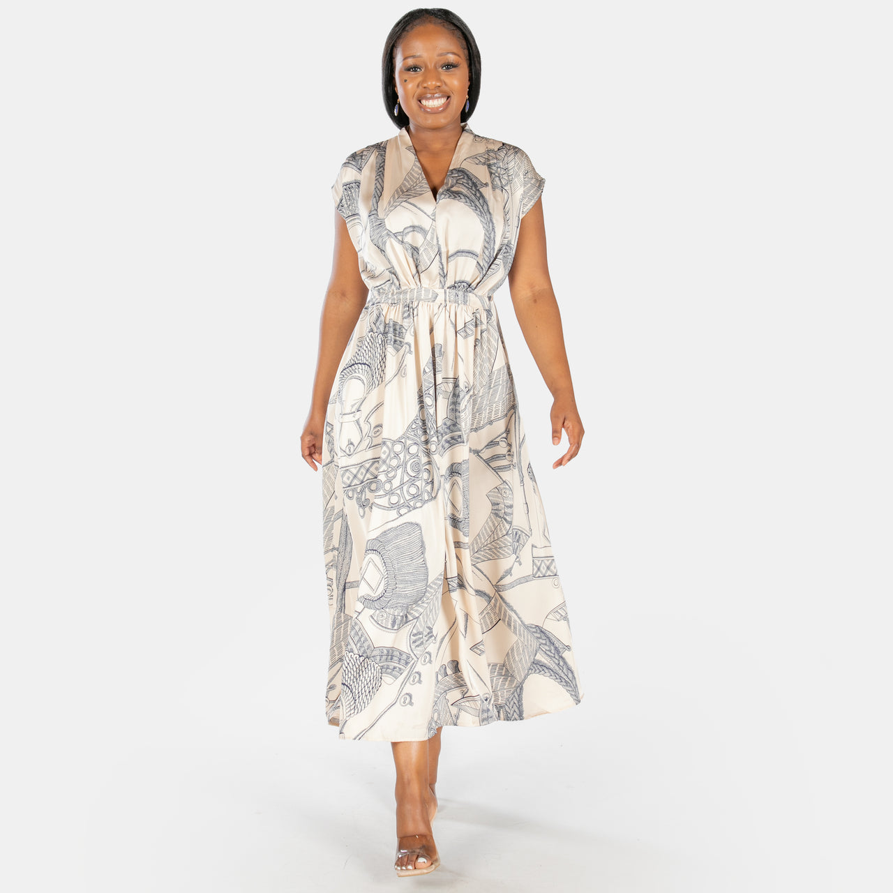 Ladies' Venus Dress - Cream – Big Blue