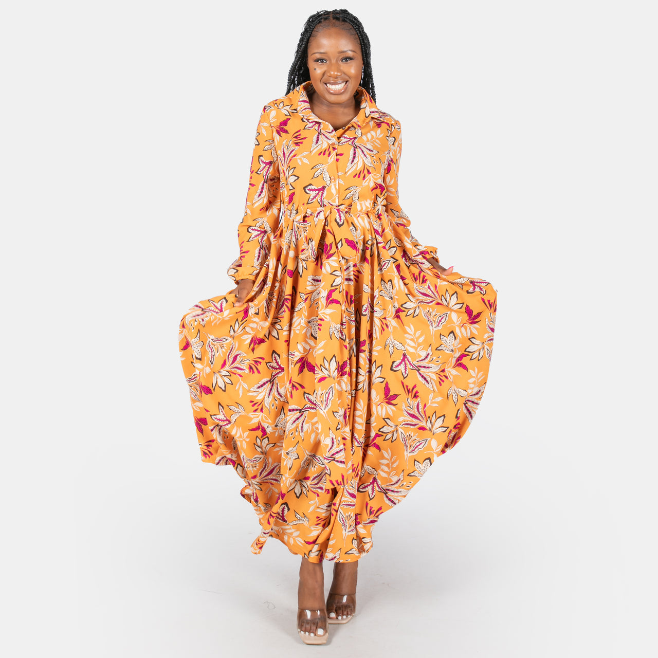 Ladies' Jet Dress - Orange – Big Blue