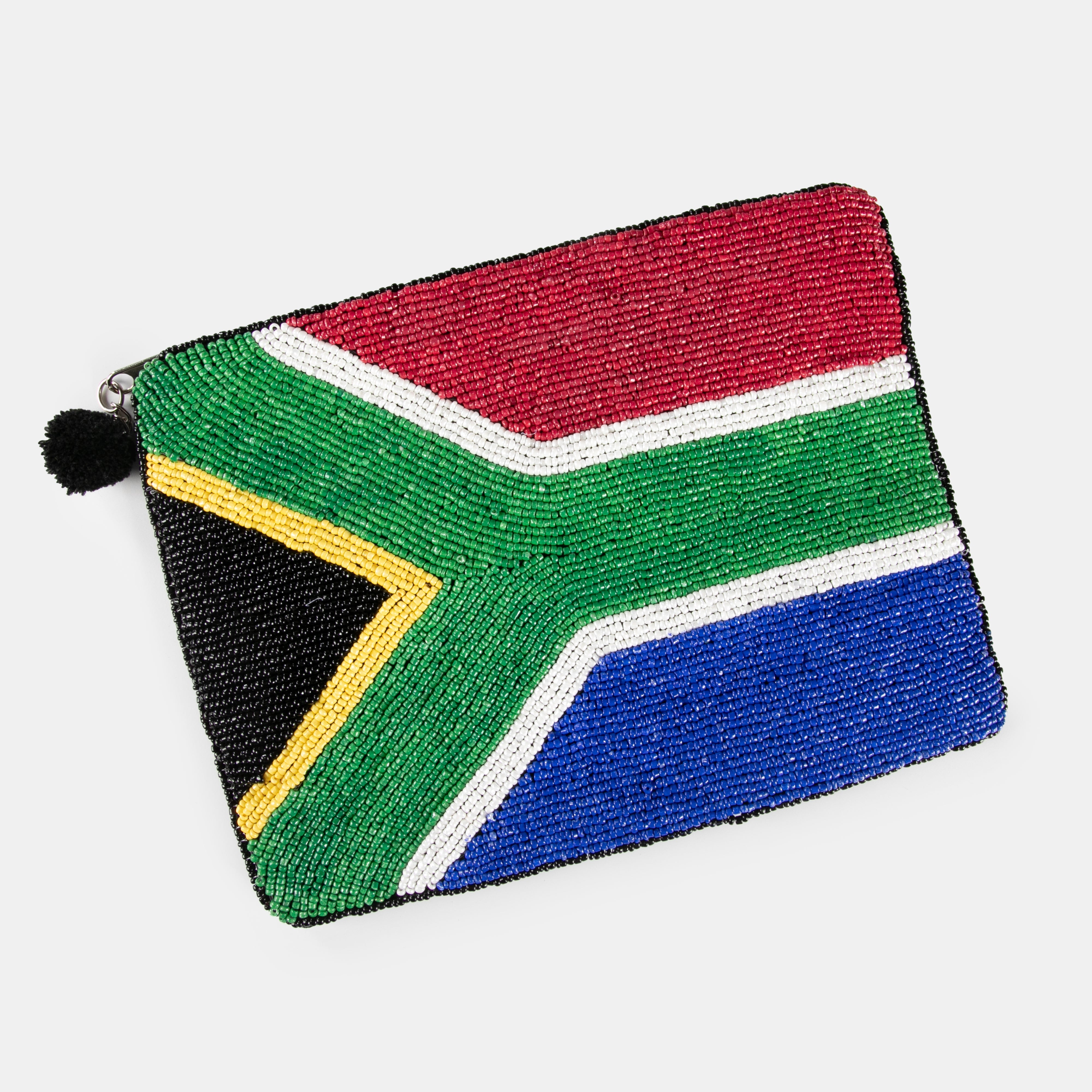 South African Flag Beaded Purse - Medium – Big Blue