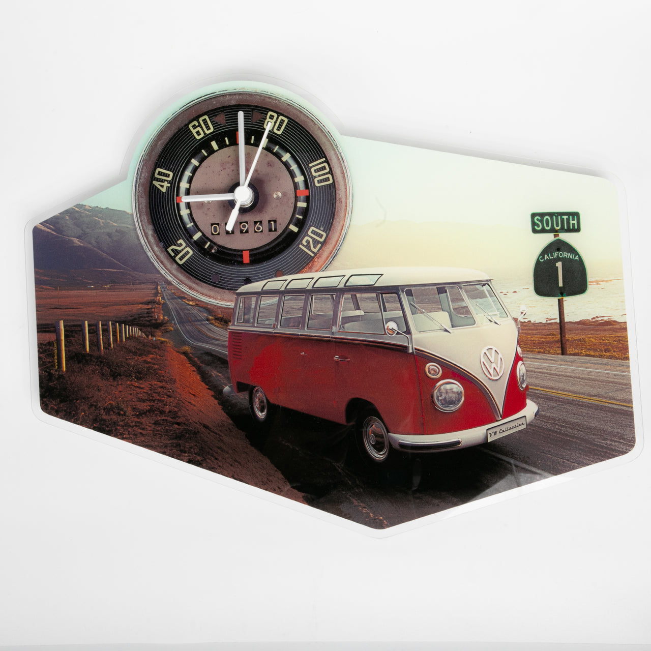 VW Highway Wall Clock – Big Blue